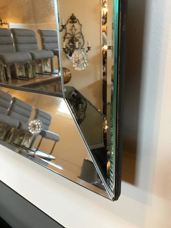 Large Art Deco Shadow Box Mirror at 1stDibs