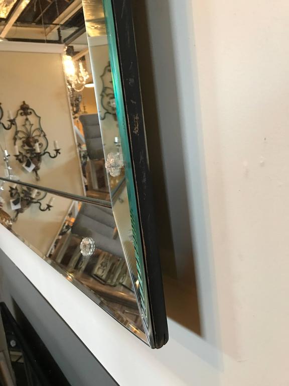 Large Art Deco Shadow Box Mirror at 1stDibs