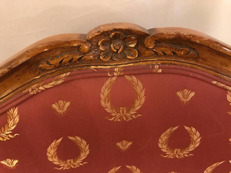 Pair of Open Armchairs Louis XV Style Feuteuils at 1stDibs