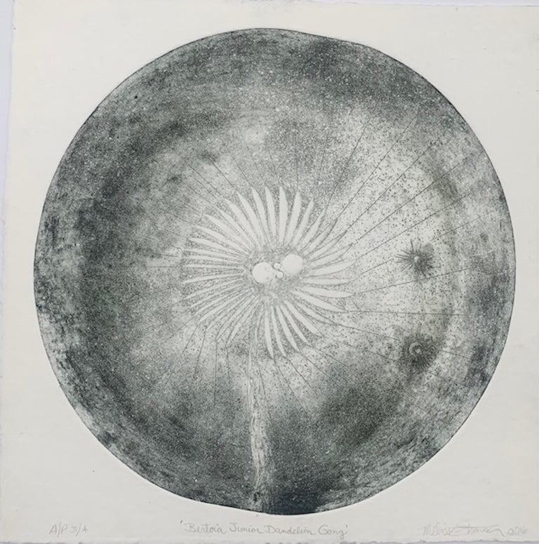 Melissa Strawser Bertoia Junior Dandelion Gong Intaglio Print, 2016 For ...