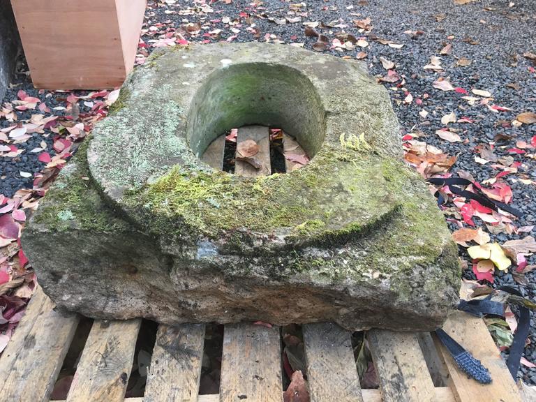 Oval Hand-Carved 18th Century Stone Window Surround Perfect for a Sink ...