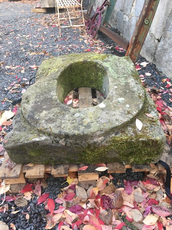 Oval Hand-Carved 18th Century Stone Window Surround Perfect for a Sink ...