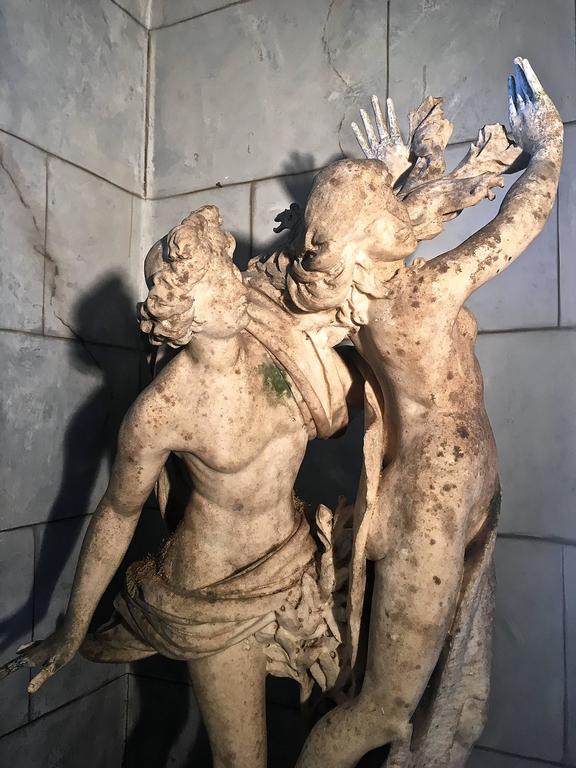 Apollo and Daphne Sculpture in Marble after the Original by Bernini at ...