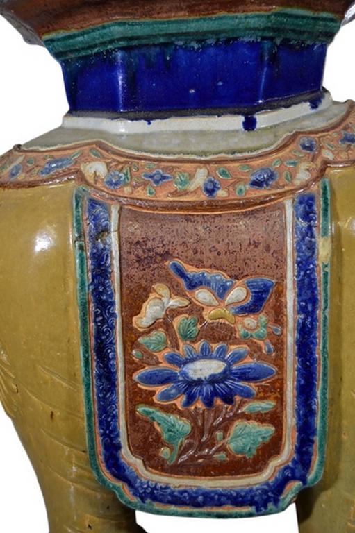 Antique Hand-Painted Annamese Ceramic Garden Stool from Viet Nam, 1900s ...