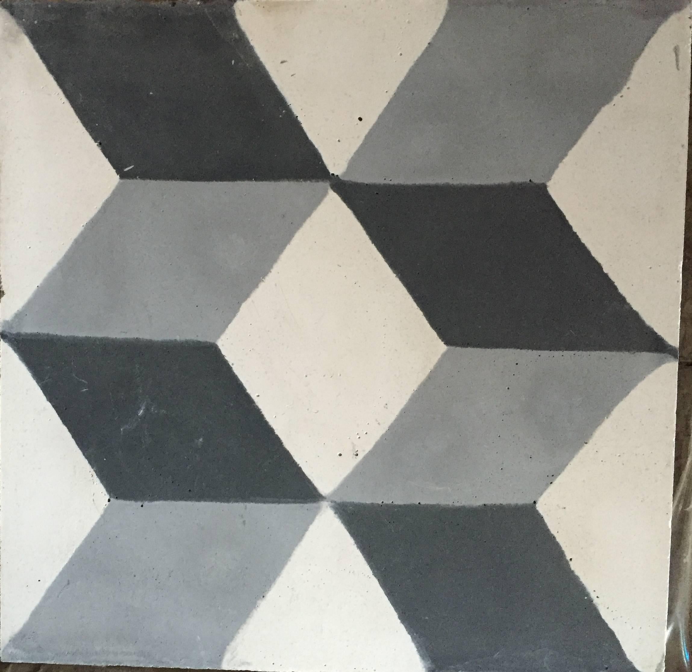 Cubist Cement Tile Haskell For Sale at 1stDibs