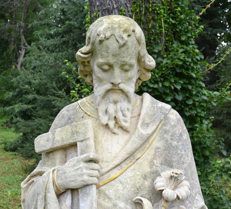 English Limestone Statue of St. Joseph at 1stDibs