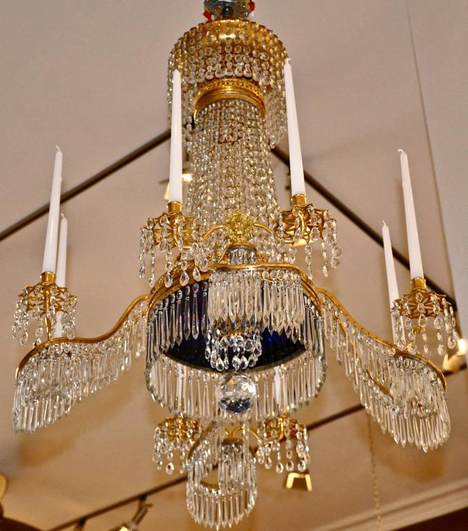Early 19th Century German Gilt Bronze Neoclassical Chandelier, Werner ...