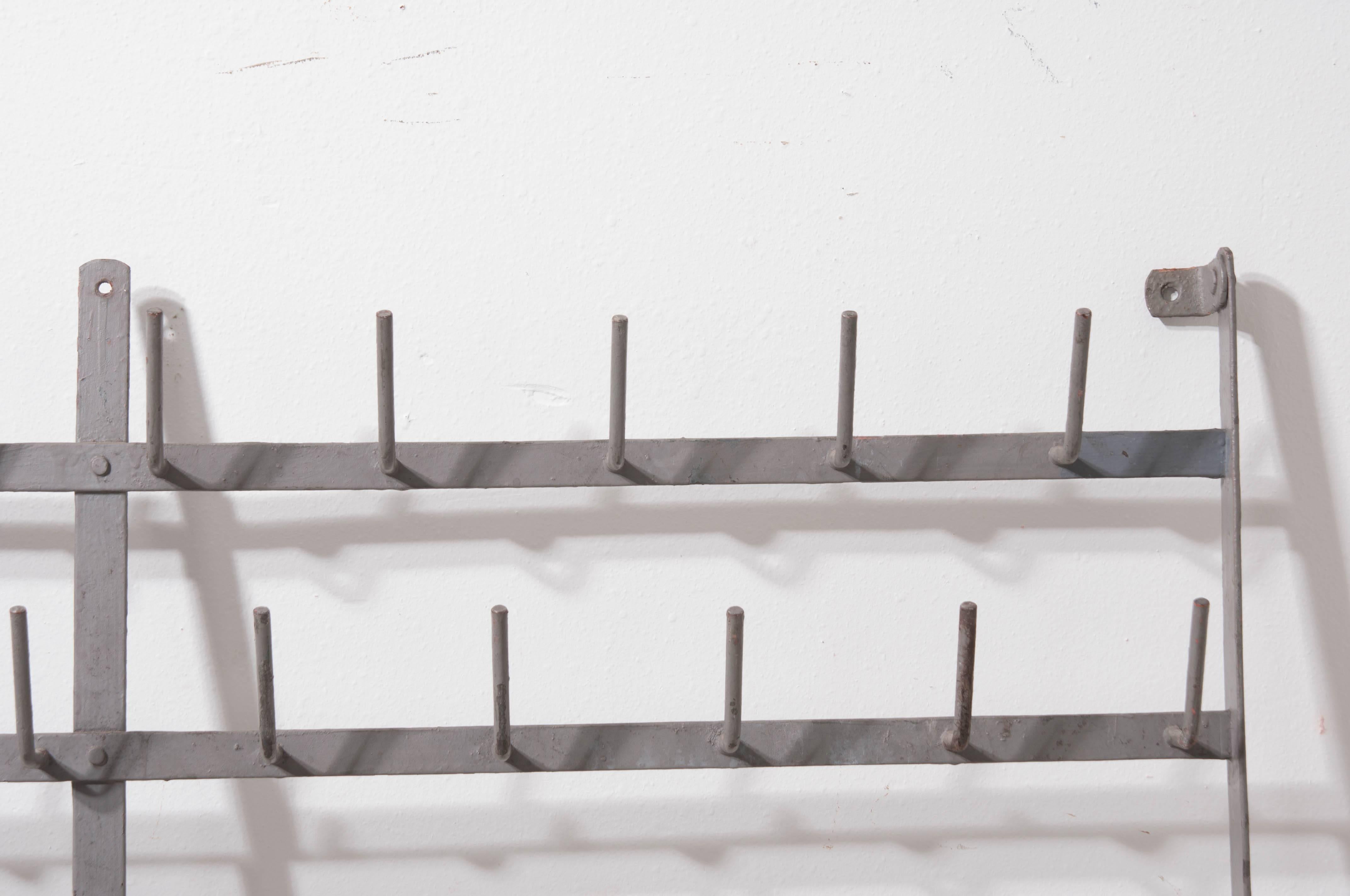 French Wall Mounted Wine Bottle Drying Rack For Sale at 1stDibs | wall ...