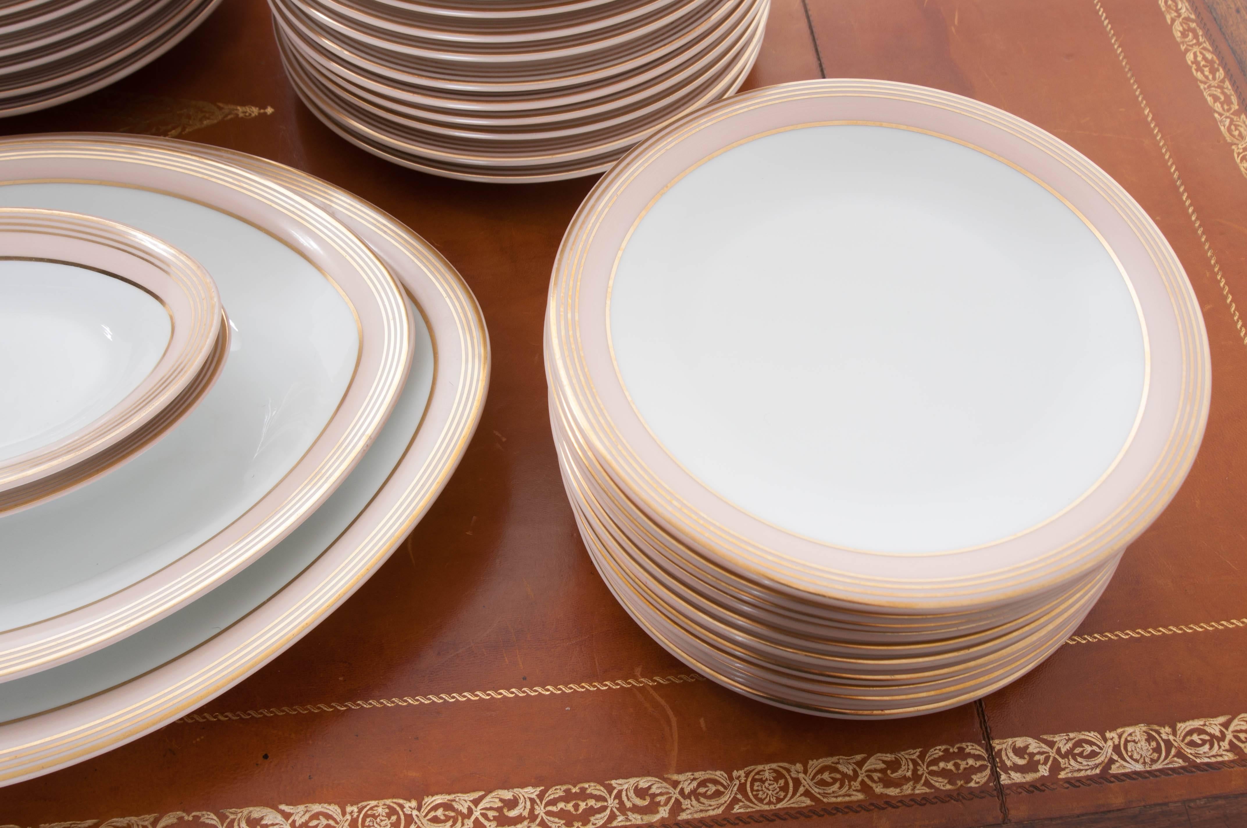 French Limoges 62 Piece Dinner Service at 1stDibs | limoges dinner ...