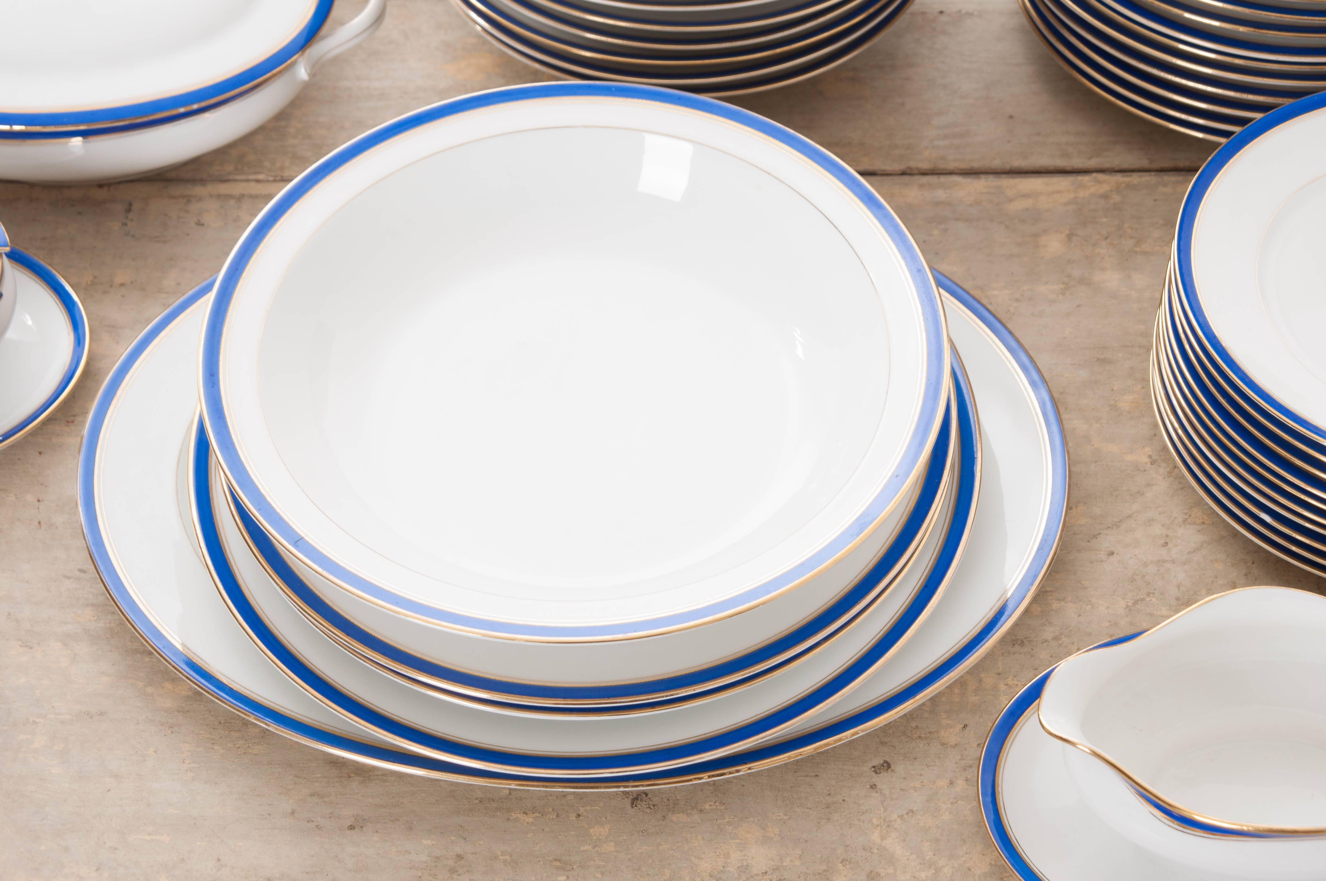 French Limoges 56 Piece Dinner Service at 1stDibs