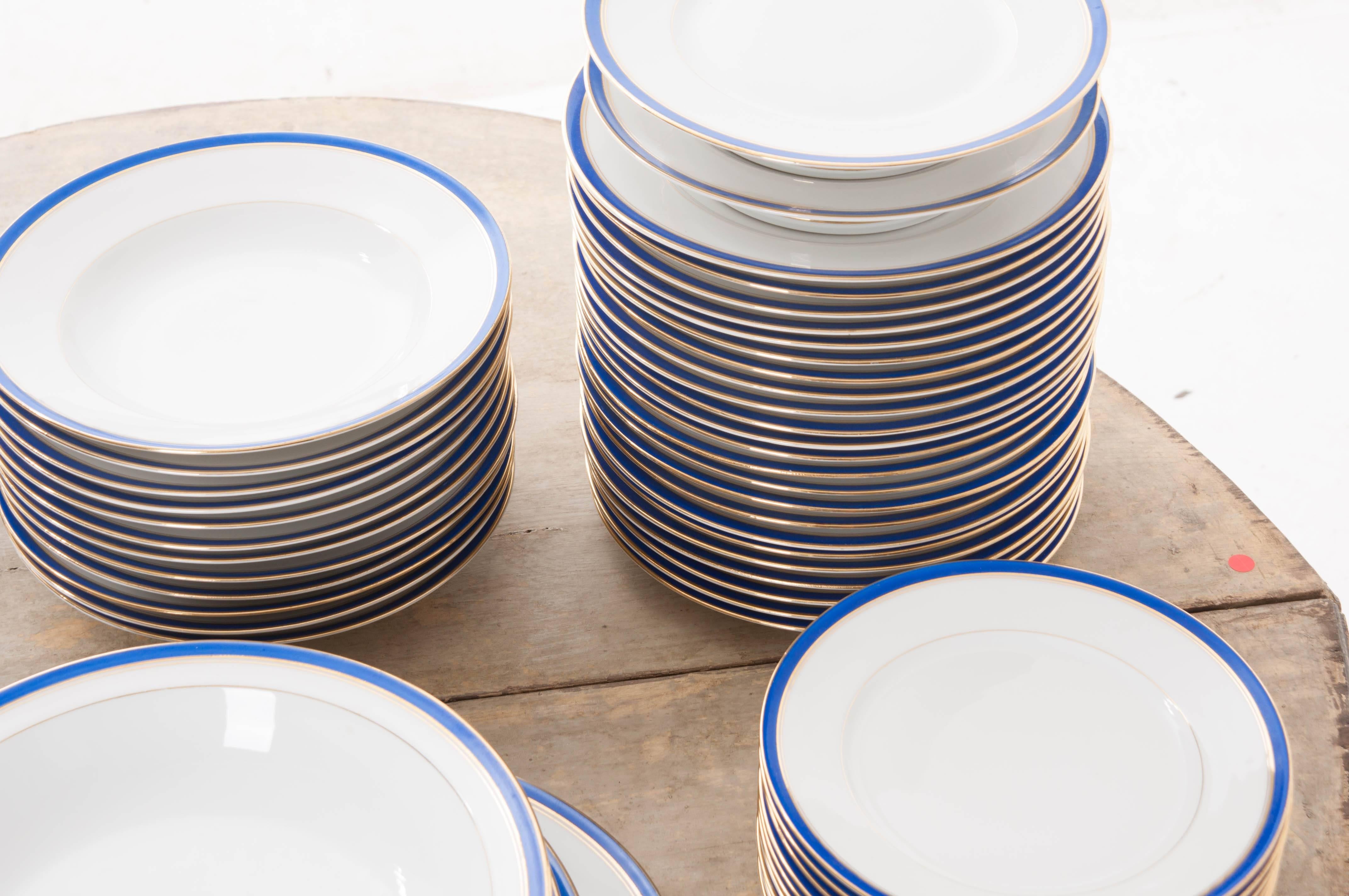 French Limoges 56 Piece Dinner Service at 1stDibs