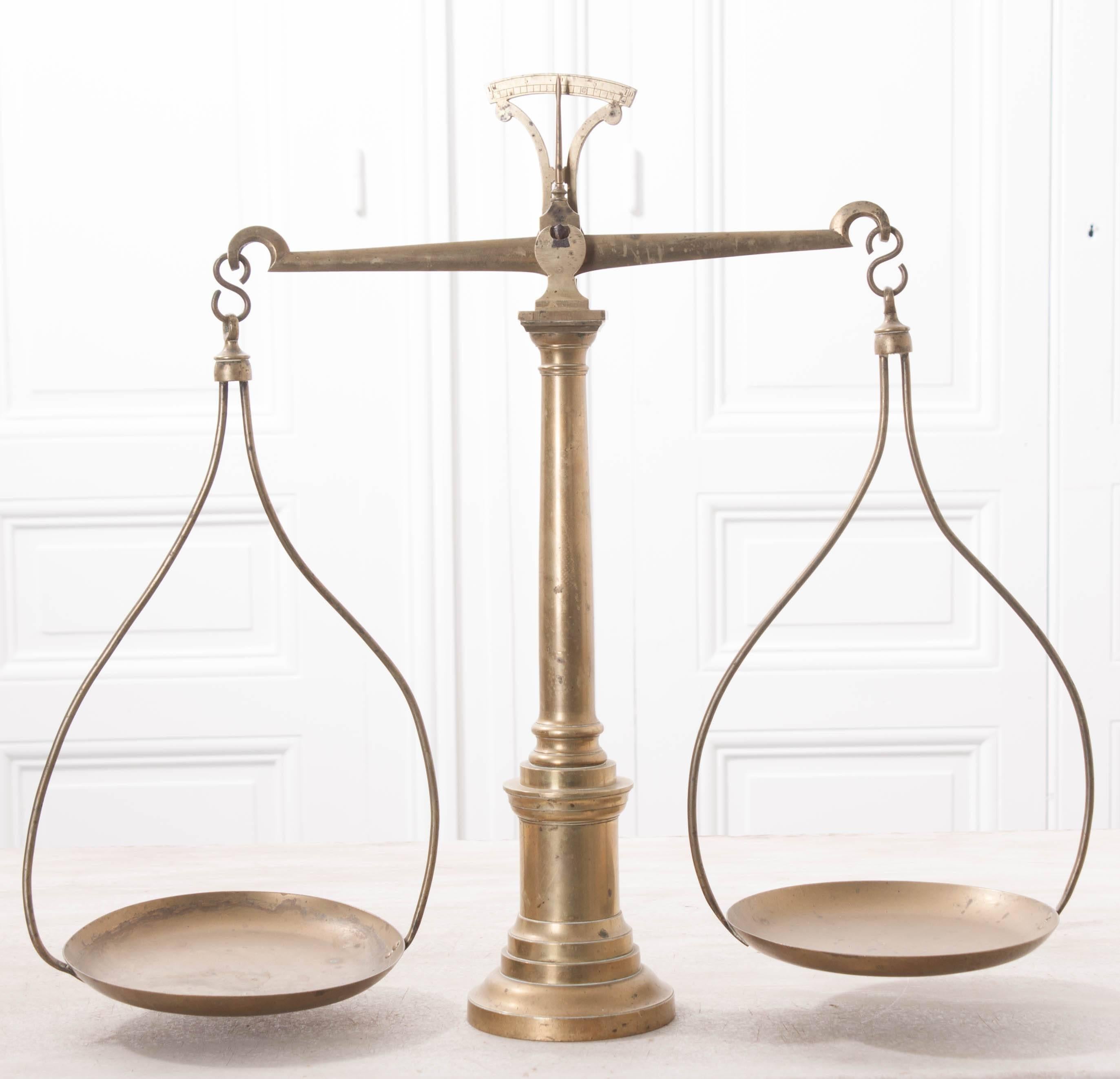 French 19th Century Brass Confectionery Scale at 1stDibs