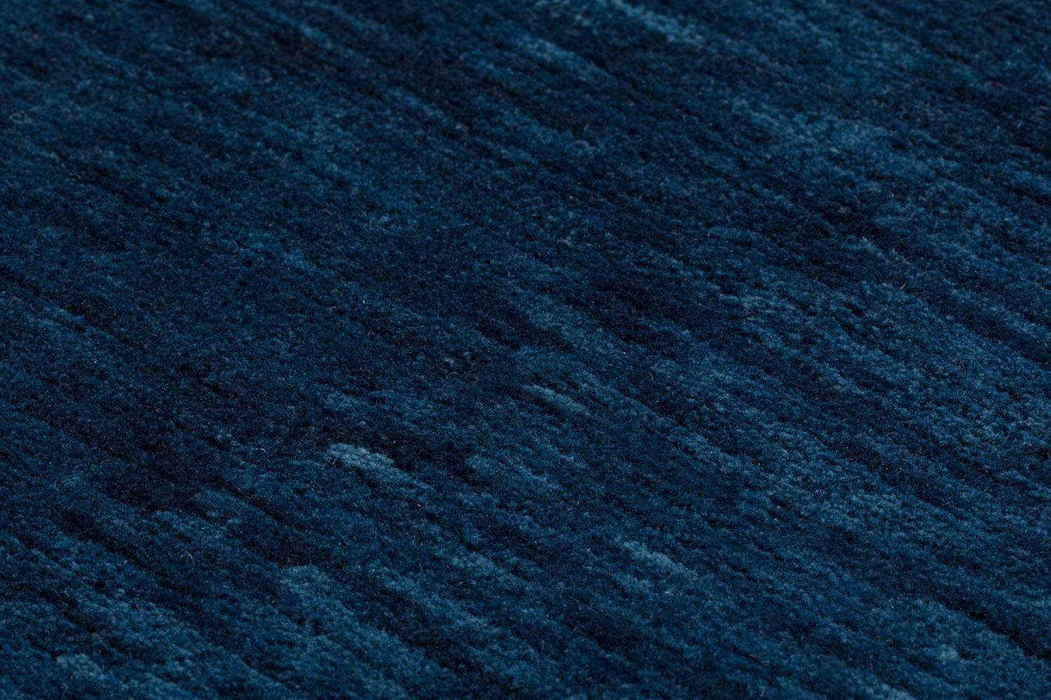 Natural Indigo Ombre Wool Rug at 1stdibs