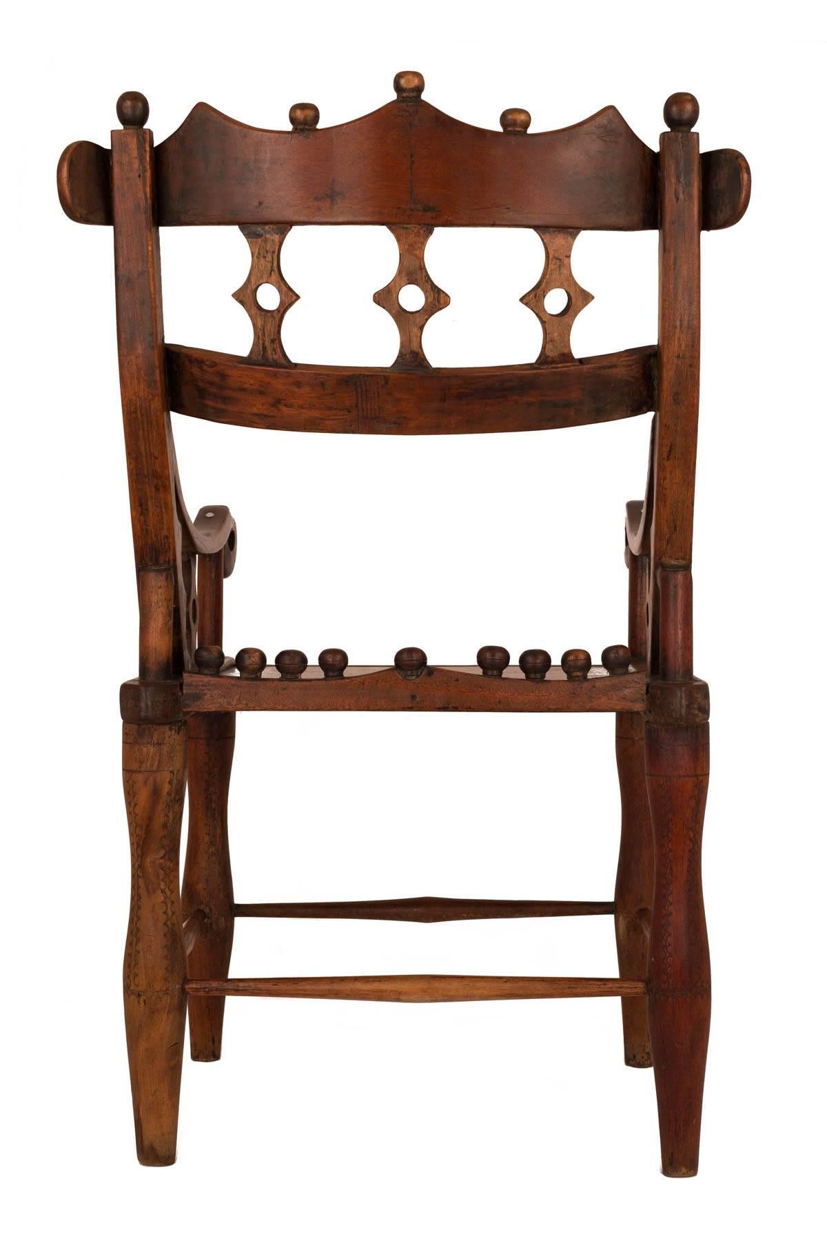 Traditional Chiefs Chair by Malinke Tribe Extra Large For Sale at ...