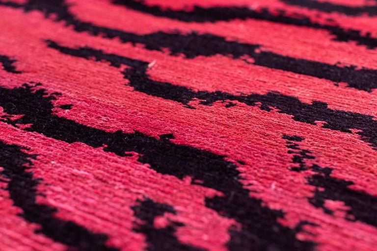Pink Silk Tiger Area Rug For Sale at 1stDibs | pink tiger rug ...