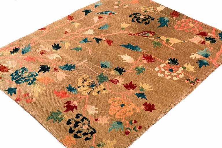 Birds and Trees Area Rug in Wool For Sale at 1stDibs | area rugs with ...
