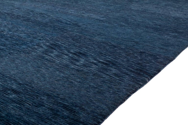 Natural Indigo Rug By CARINI 9x12 For Sale at 1stDibs