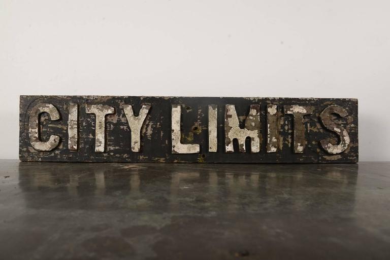 City Limits Sign at 1stDibs