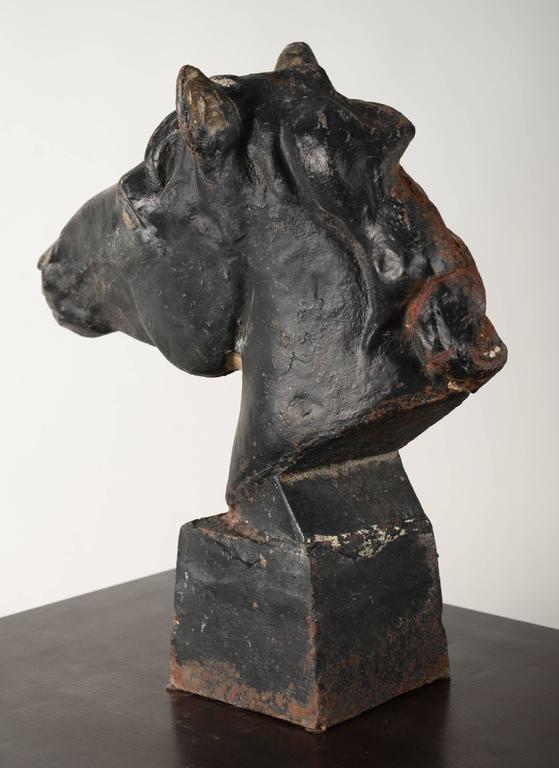 Cast Iron Horse Head For Sale at 1stDibs