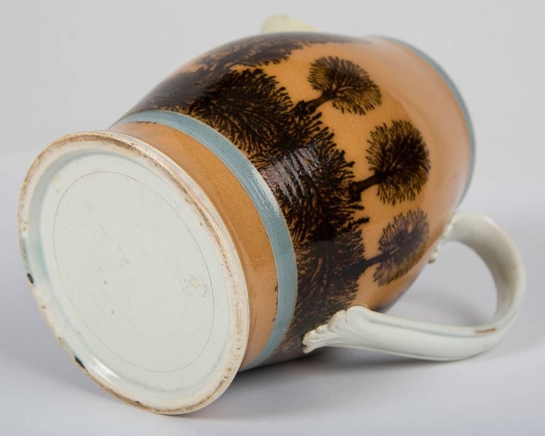 Mochaware Jug with "Trees" at 1stDibs
