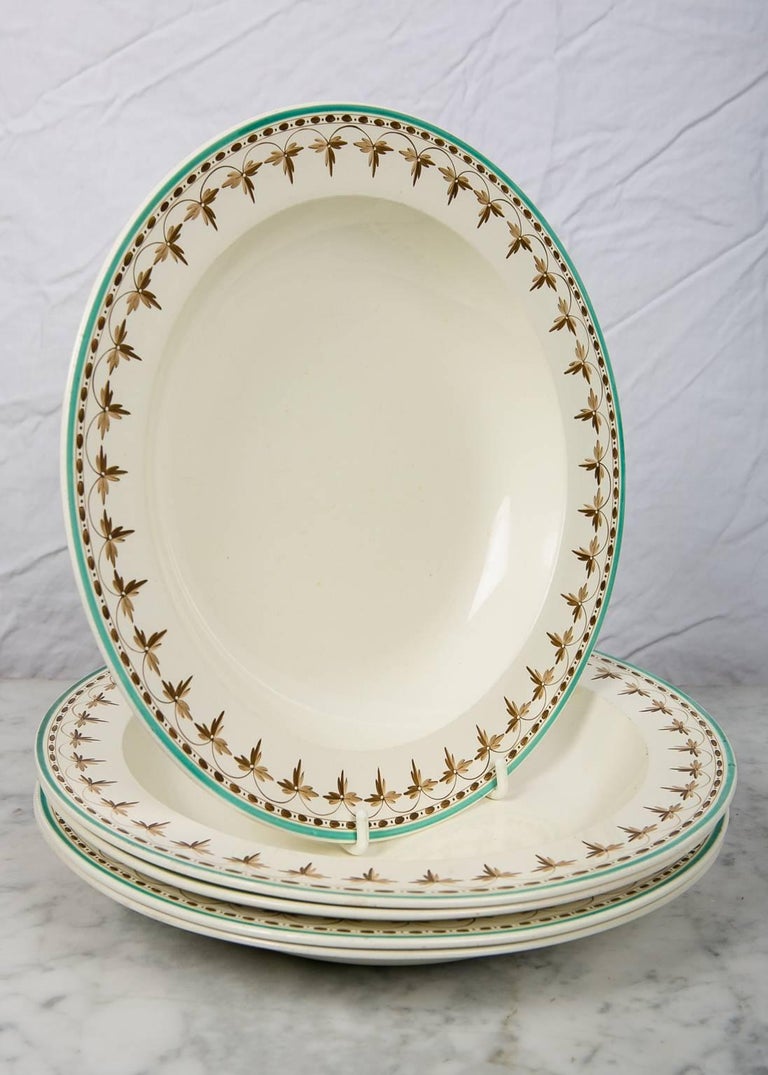 Wedgwood Creamware Soup Dishes from 18th Century, Set of 11 Made circa ...