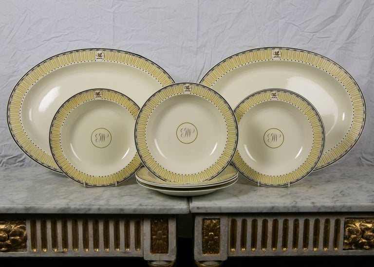 Set of 12 Wedgwood Creamware Dishes and two Platters, 18th Century at ...
