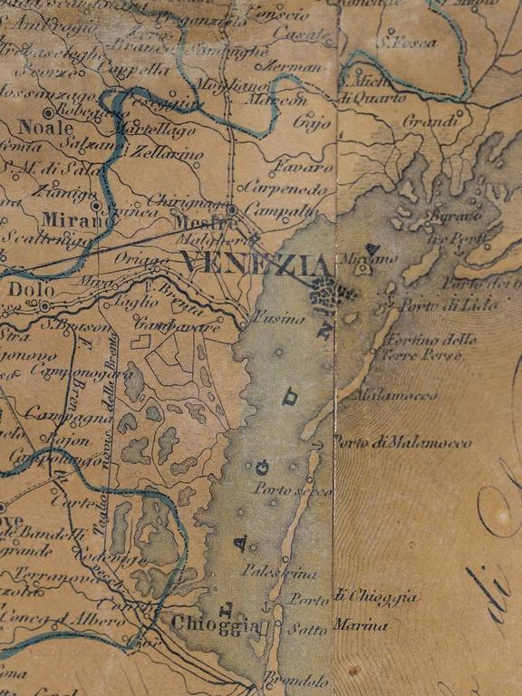 Adriano Balbi Gran Carta D'Italia Map of Italy, circa 1845 at 1stDibs