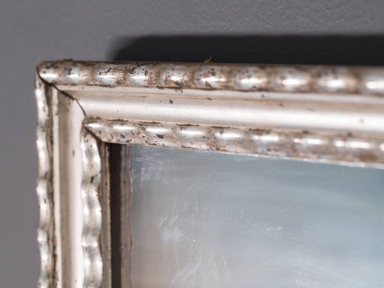 Antique French Silver Leaf Rectangular Mirror, circa 1890 For Sale at ...
