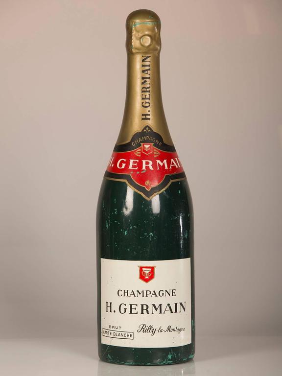 Collection of Vintage French Grand Scale Replica Champagne Bottles ...