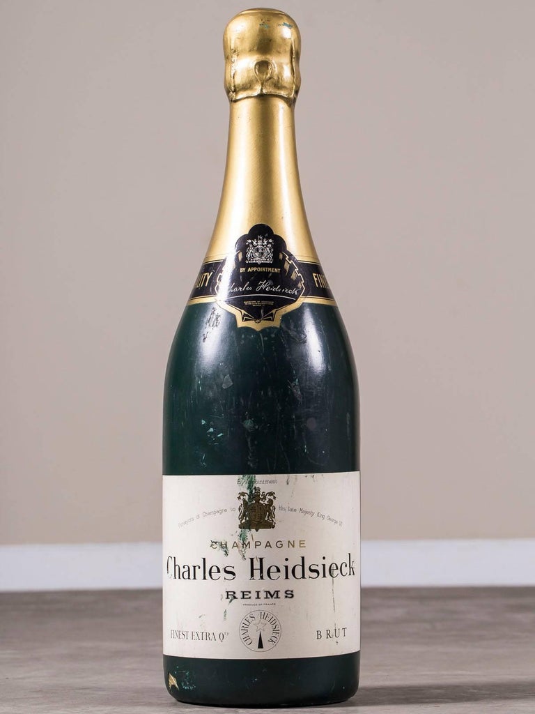 Collection of Vintage French Grand Scale Replica Champagne Bottles ...