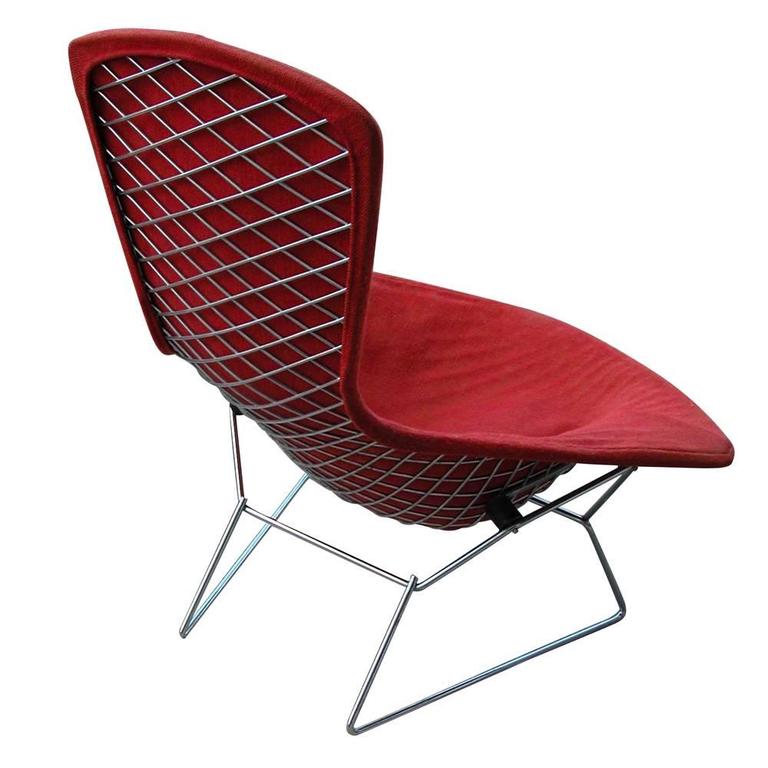 Vintage Mid-Century Knoll Bertoia Bird Lounge Chair For Sale at 1stDibs