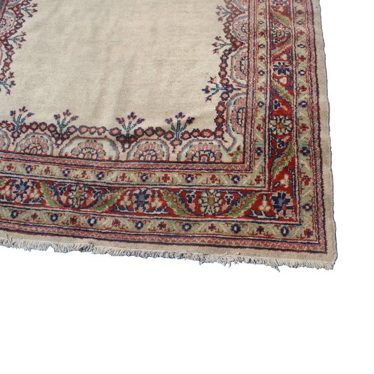 Hand Woven Mahal Persian Rug Runner For Sale at 1stDibs