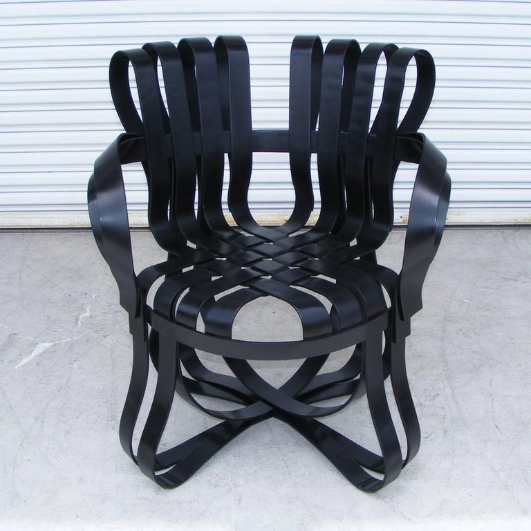 Modern Knoll Frank Gehry Cross Check Armchair (MR15248) at 1stDibs