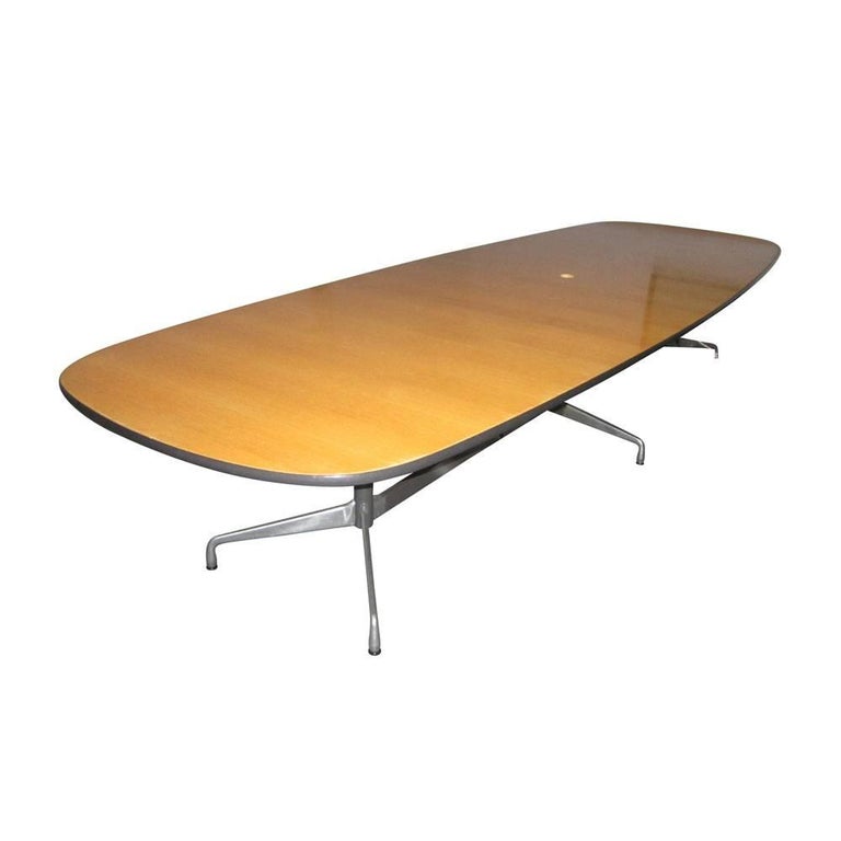 13 ft Vintage Conference Table Designed by Eames for Herman Miller For ...