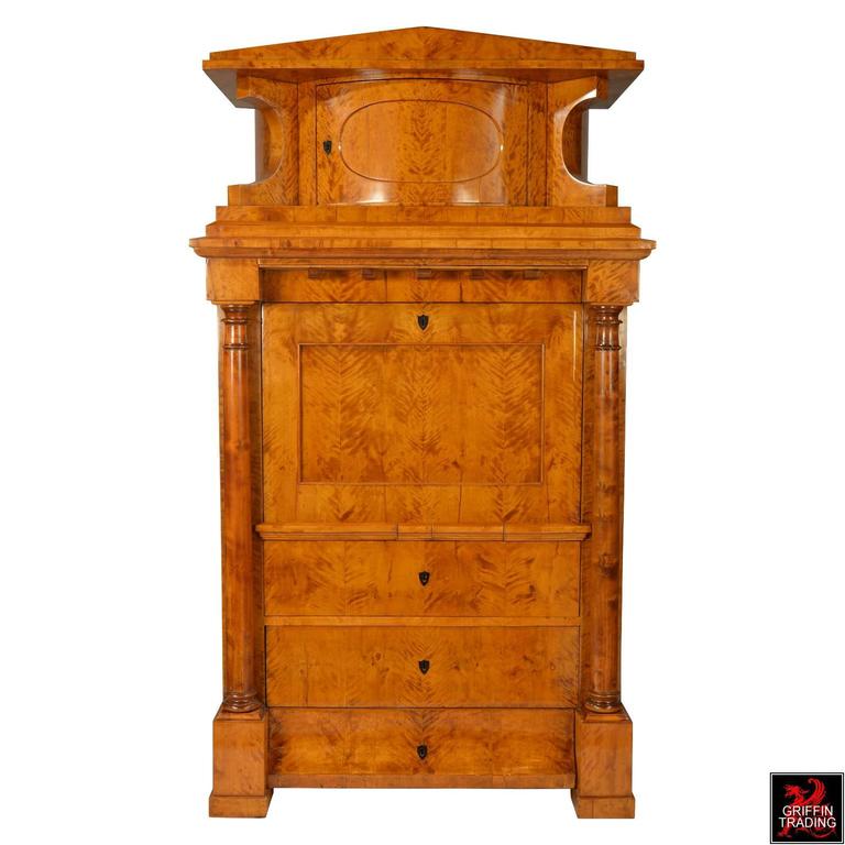 Biedermeier Secretary from Northern Germany, circa 1825 For Sale at 1stDibs
