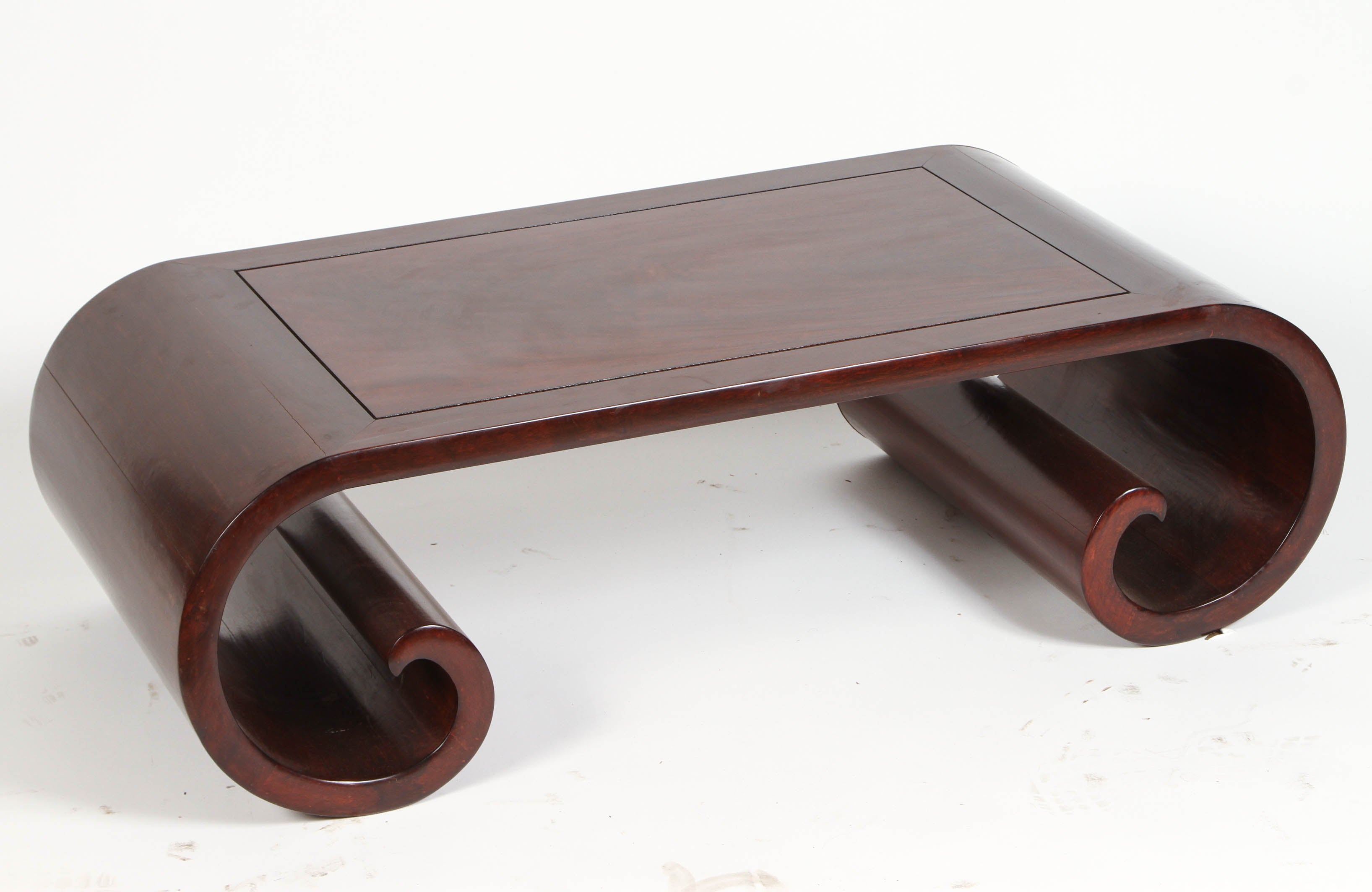 Rosewood Scroll Stand at 1stDibs