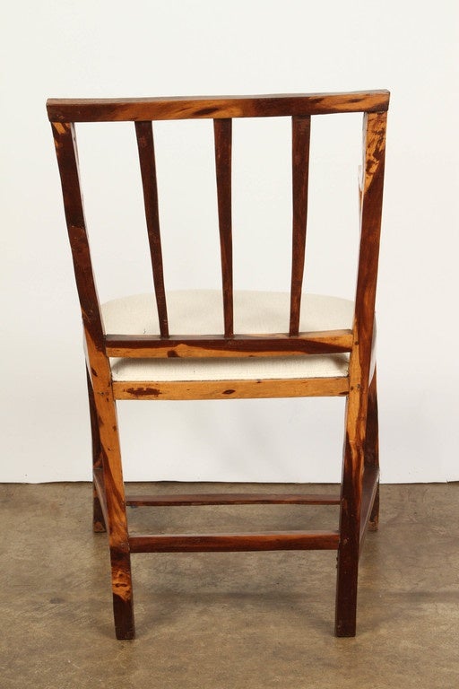 Rare Pair of Calamander Colonial Arm Chairs at 1stDibs