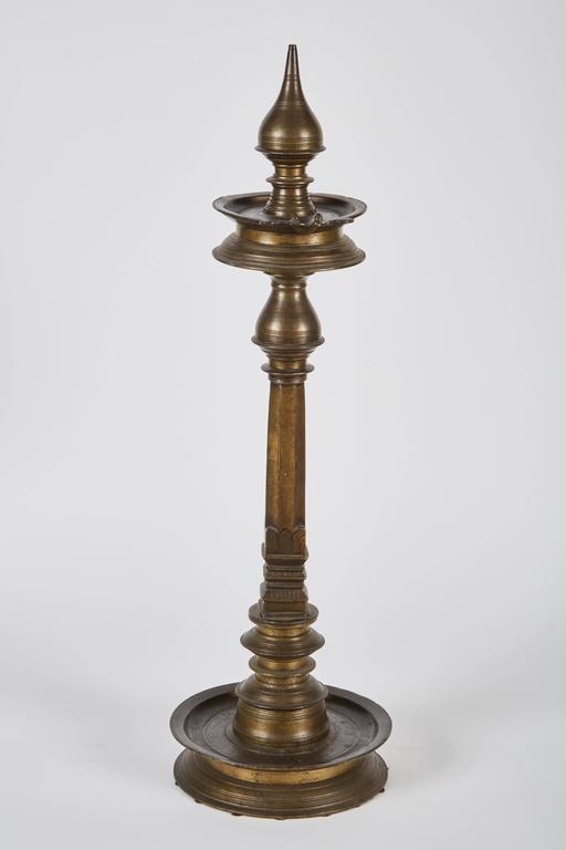 19th Century Bronze Indian Temple Oil Lamps at 1stDibs | india temple ...