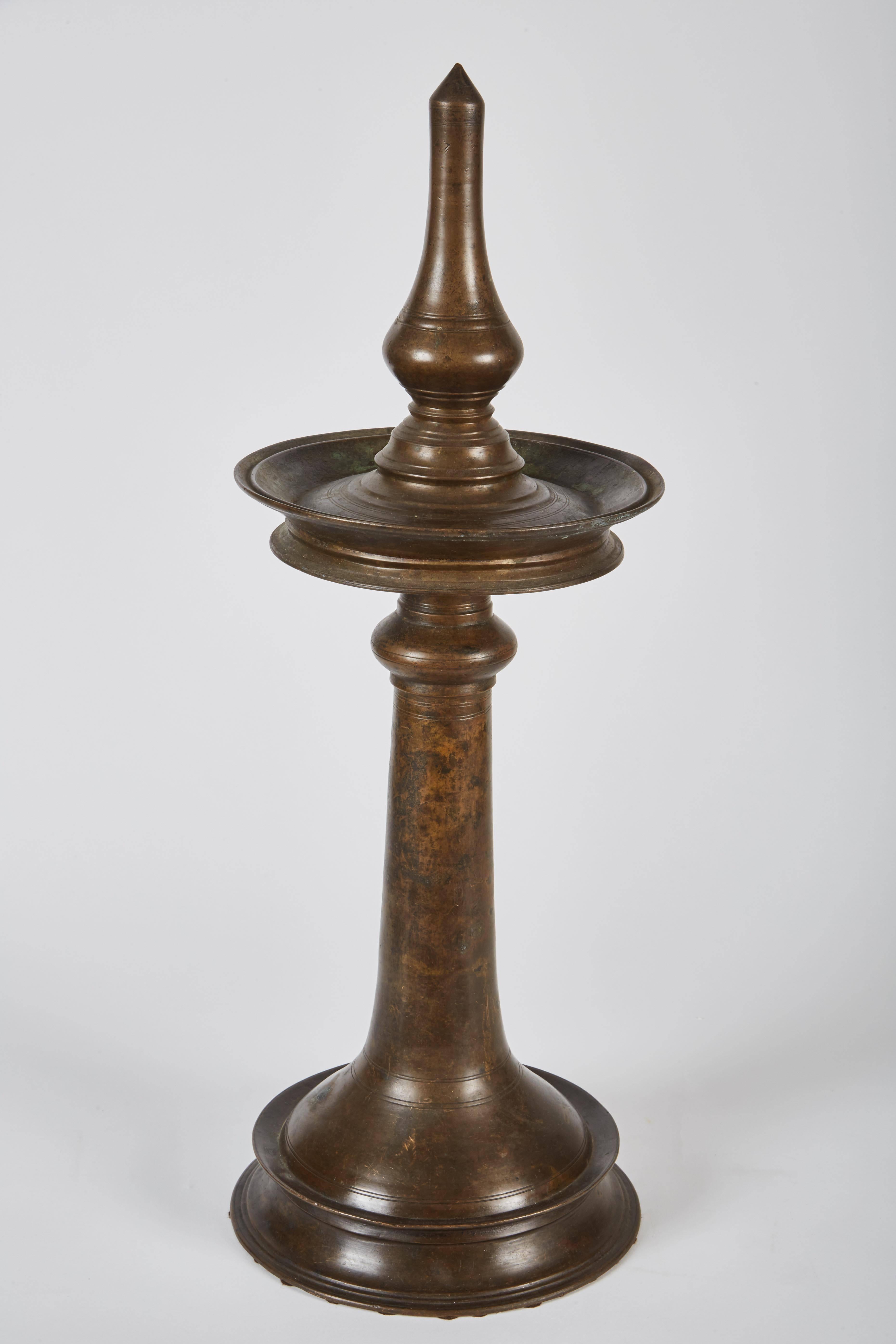 19th Century Bronze Indian Temple Oil Lamps at 1stDibs | india temple ...