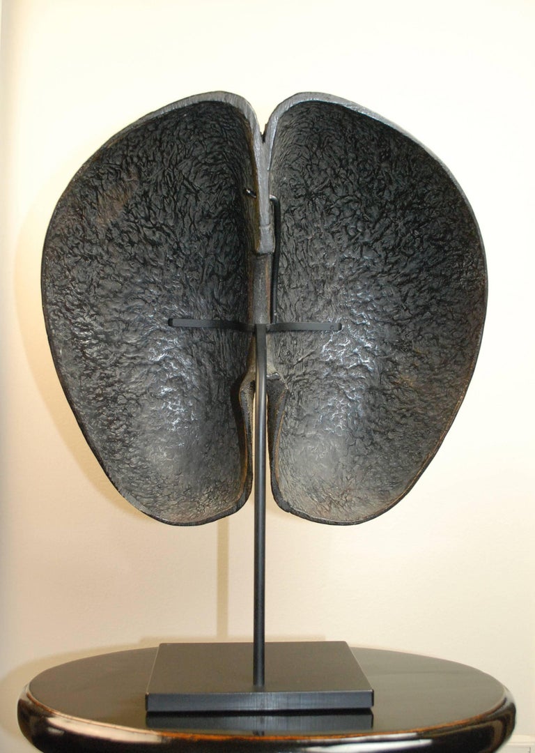 19th Century Half Coco De Mer on Stand at 1stDibs