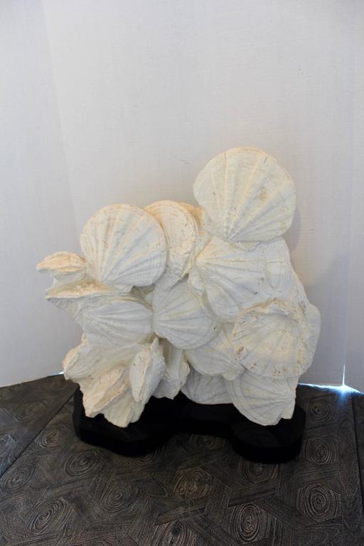 Prehistoric Shell Fossil Specimen Sculpture For Sale at 1stDibs