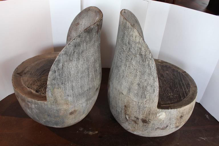 Organic Modern Coconut Chairs at 1stDibs