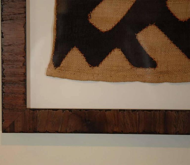 Midcentury Framed African Tribal Kuba Cloth at 1stDibs | framed kuba ...