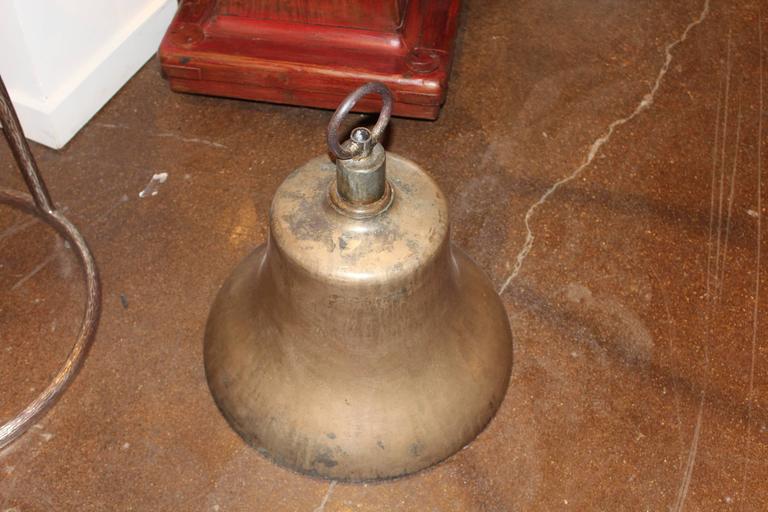 Antique Cast Brass Railroad Bell at 1stDibs
