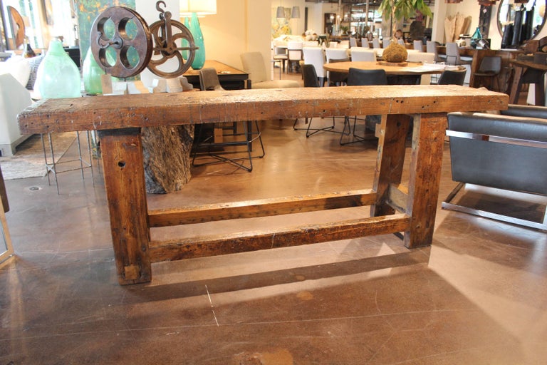 Vintage French Artisans Work Table at 1stDibs