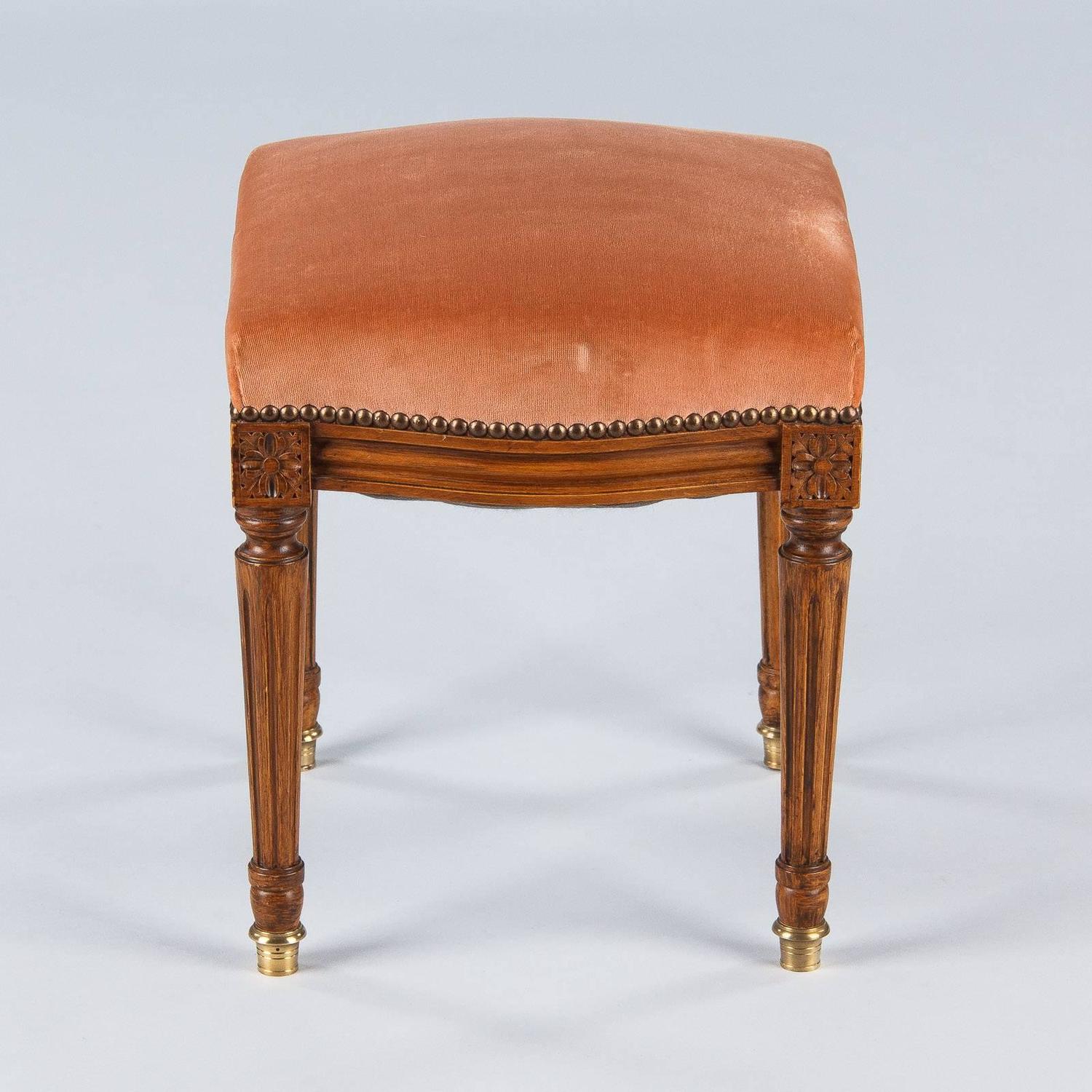 Louis XVI Style Stool from France, Early 1900s at 1stdibs