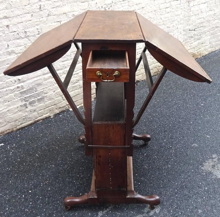 Exceptional Rare Early 18th Century English Walnut Industrial Drafting ...