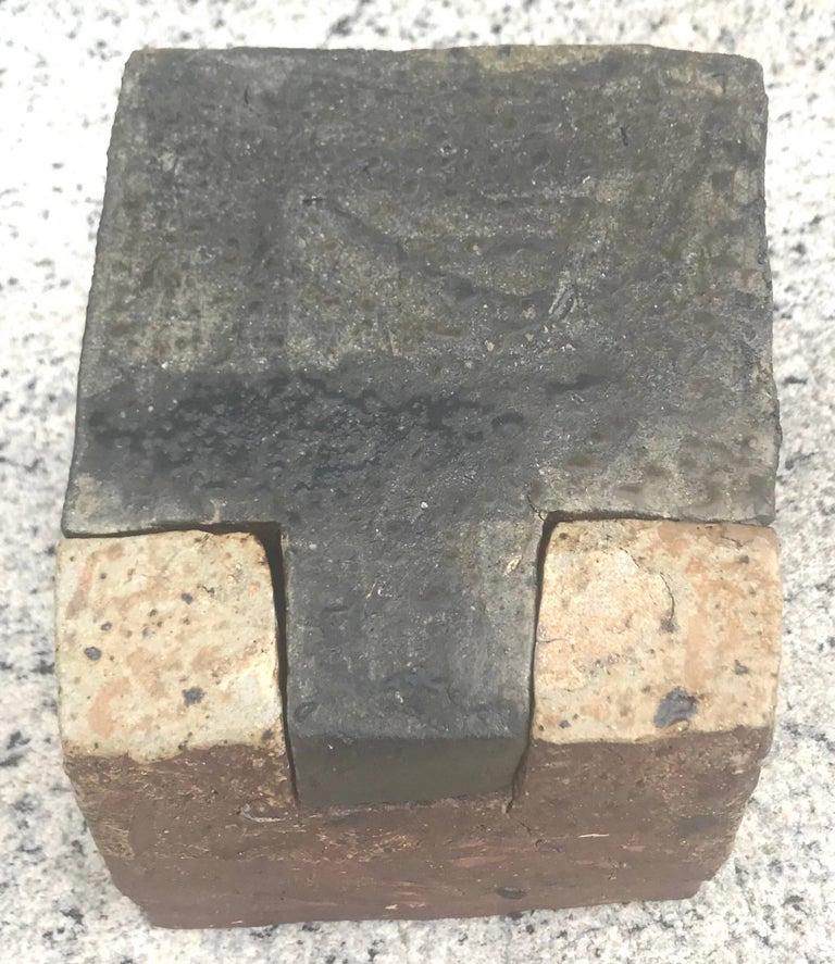 Monolithic Tim Rowan Art Pottery Sculpture Box, 2005 For Sale at ...