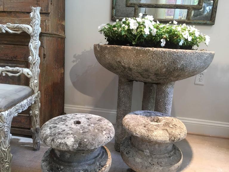 Pair of Large Round Gueridon Planters Sold Separately at 1stDibs