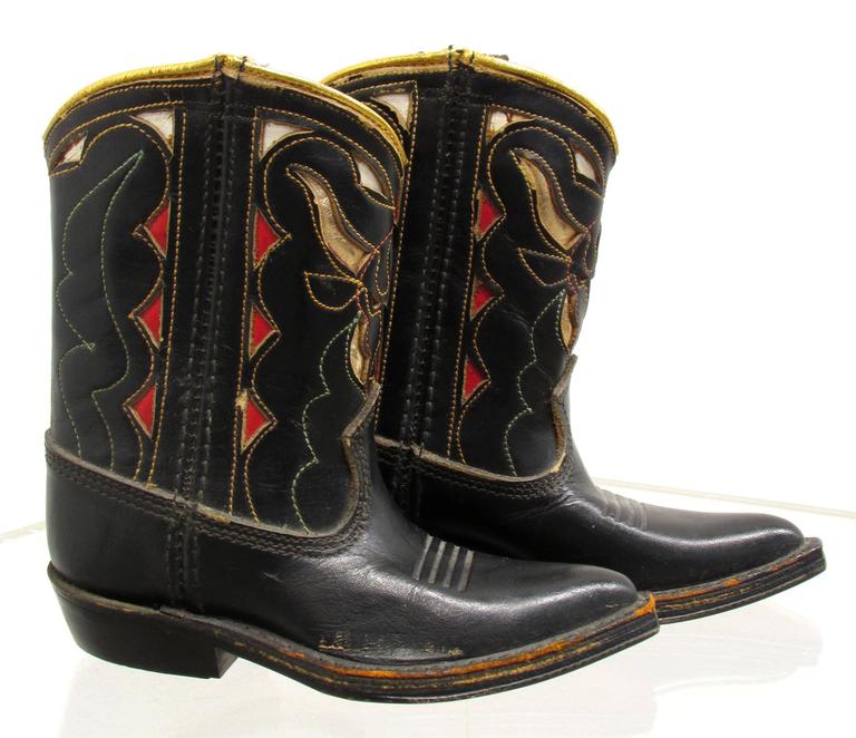 Salesman Sample Miniature Cowboy Boots at 1stDibs